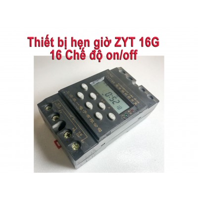 Thiết Bị Hẹn Giờ ZYT16G / Rơ le thời gian ZYT16G cũ